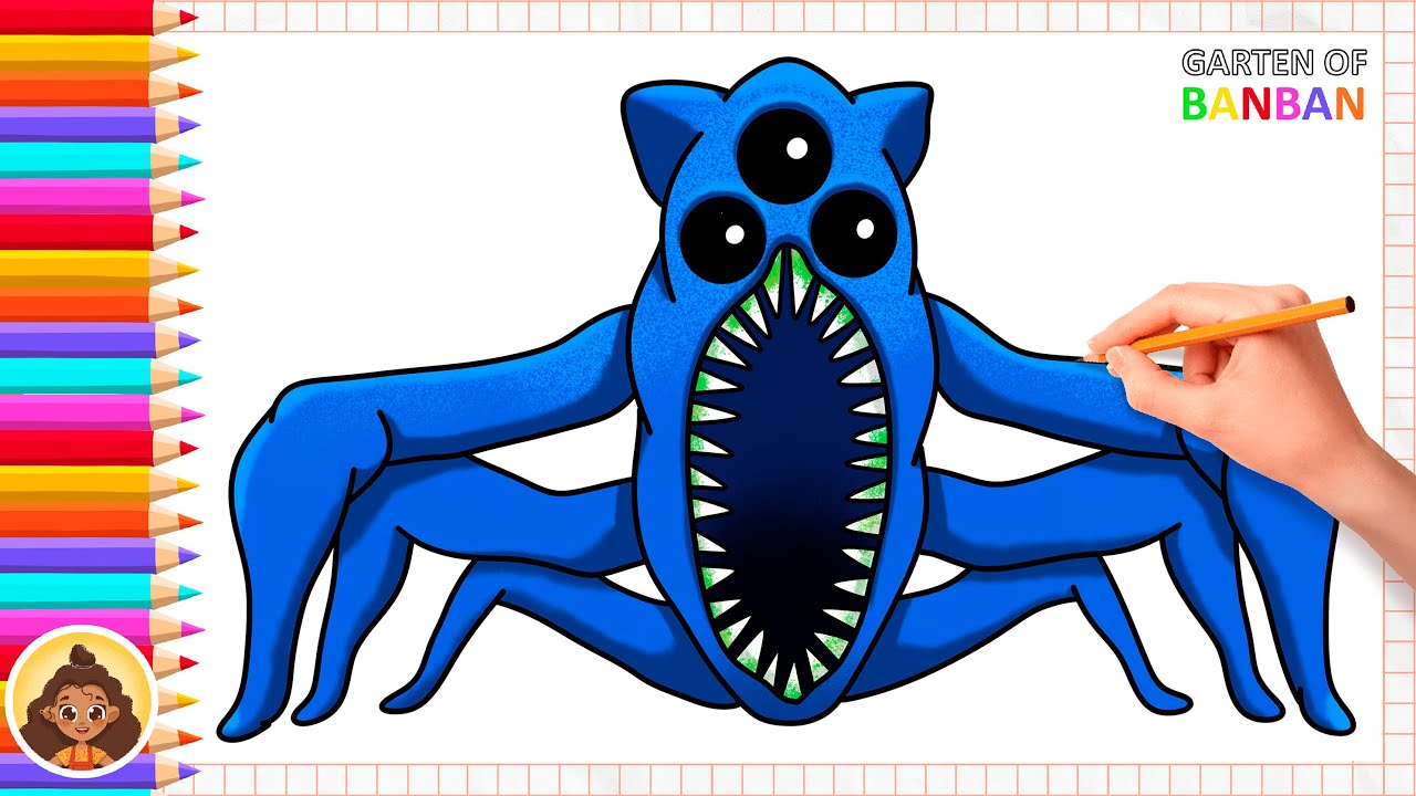 How to Draw MUTANT NABNAB | from Garten of Banban - YouTube