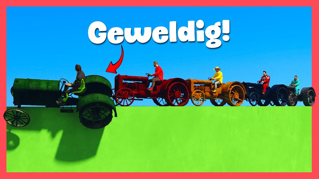 Elkaar Boos Maken Tijdens Trekker Parkour - GTA V Races - YouTube