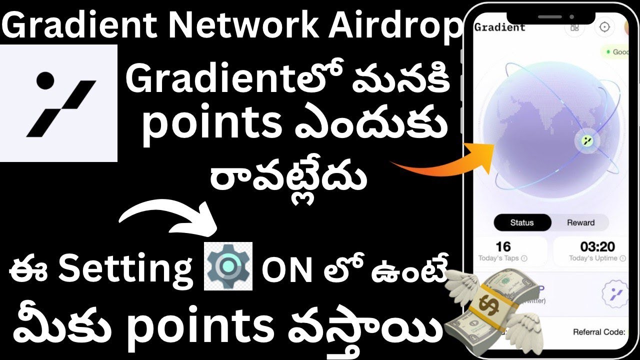 Gradient Newtork Airdrop || How to get Points in Gradient network in ...