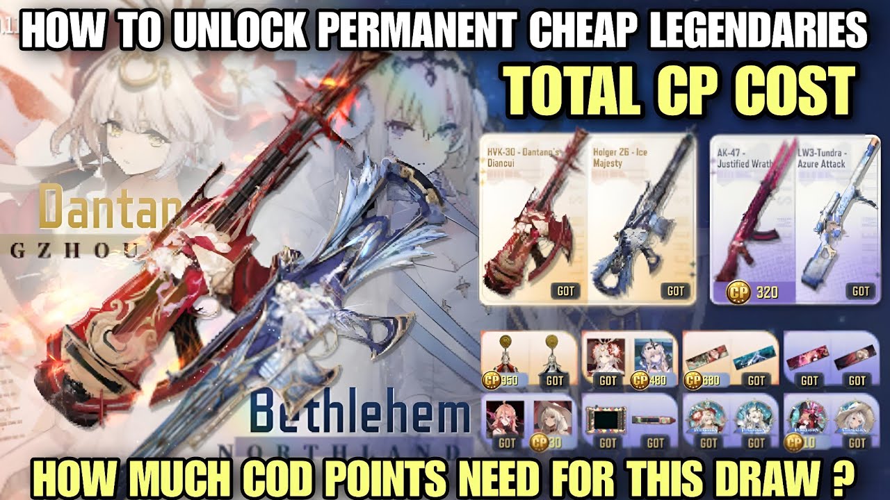 How To Unlock Legendary Hvk30 Dantang's Diancui+Legendary Holger26 ...