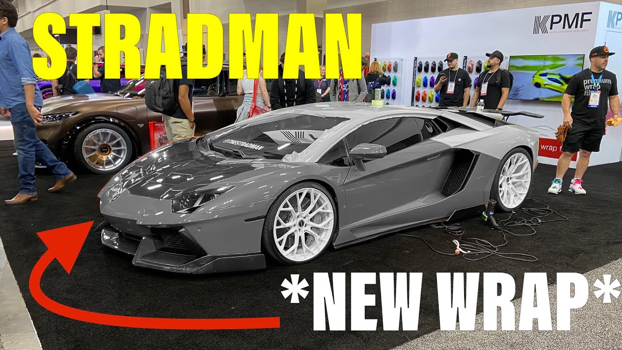 [SEMA 2022] *STRADMAN* NEW WRAP on Aventador Reveal! - YouTube