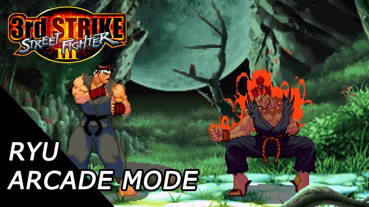 Street Fighter III: 3rd Strike - Ryu - Arcade Mode (SF 30th Anniversary ...