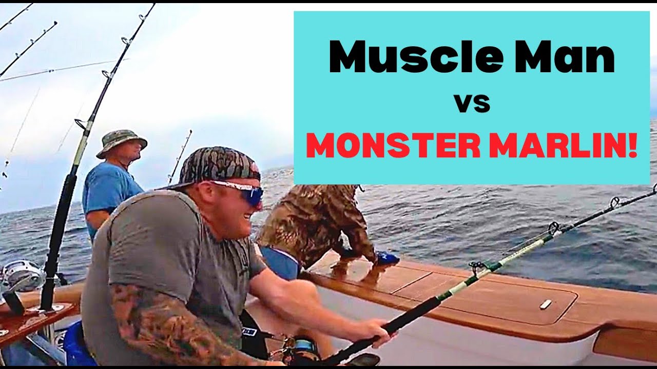 Muscle Man Vs MONSTER MARLIN: Who Wins??? - YouTube