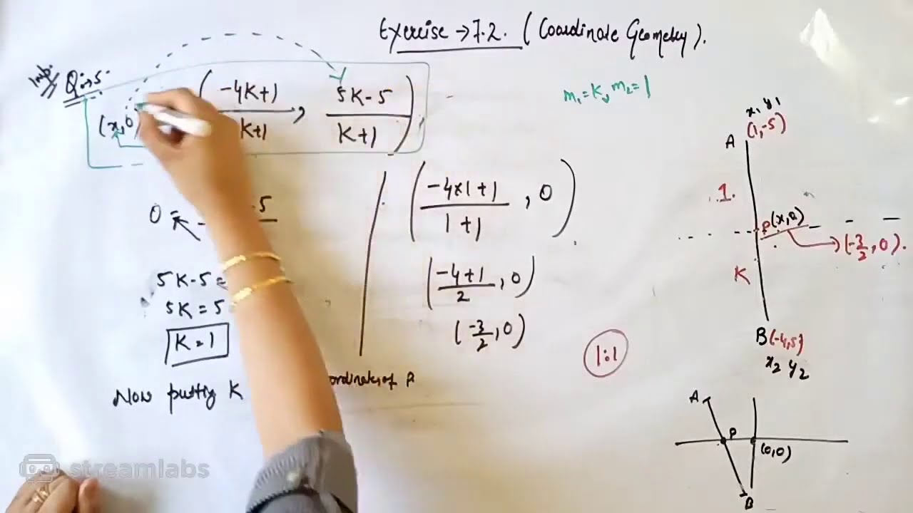 COORDINATE GEOMETRY Exercise 7.2 Question 5,6,7 || Midpoint Formula ...