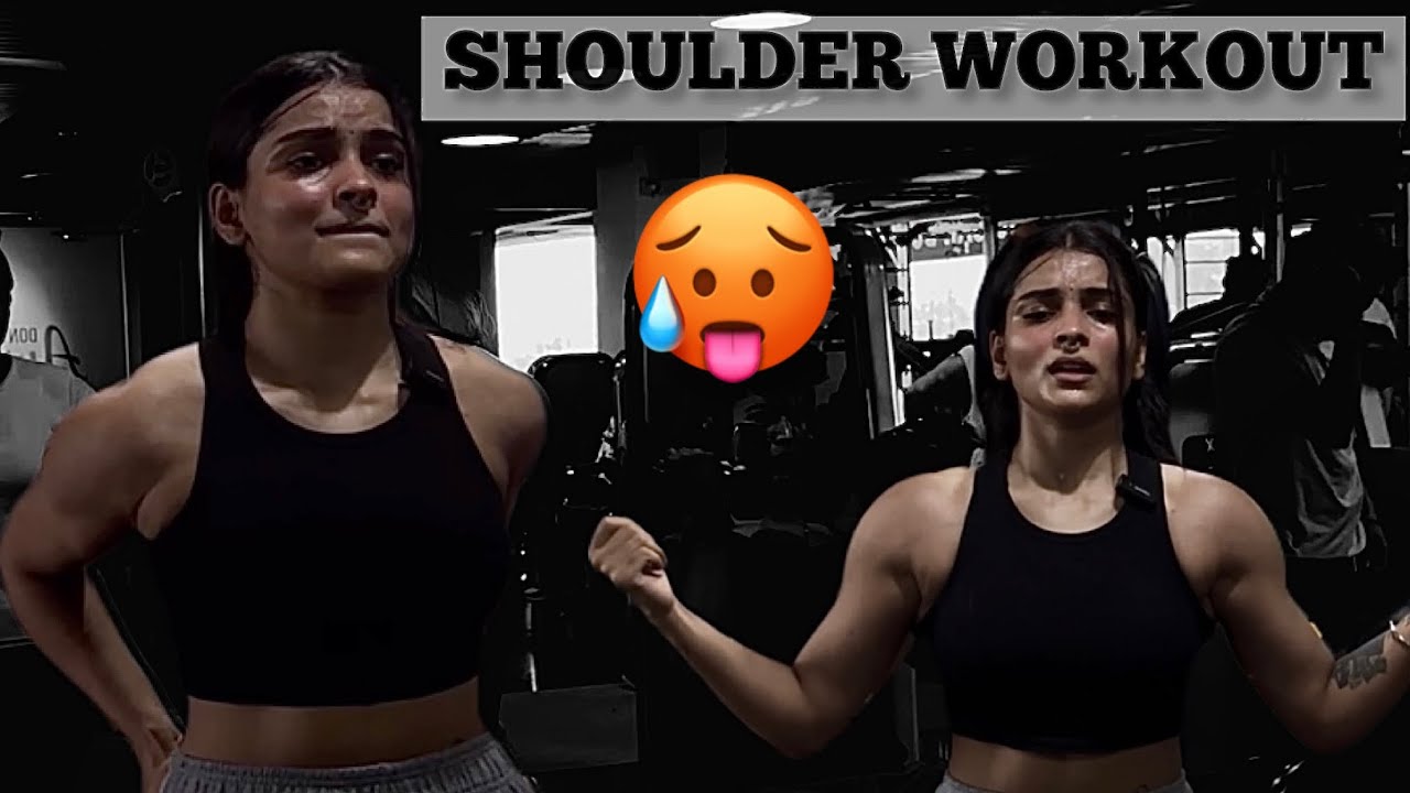 SHOULDER WORKOUT🥵| Back after a break | Ishani Sanghavi - YouTube
