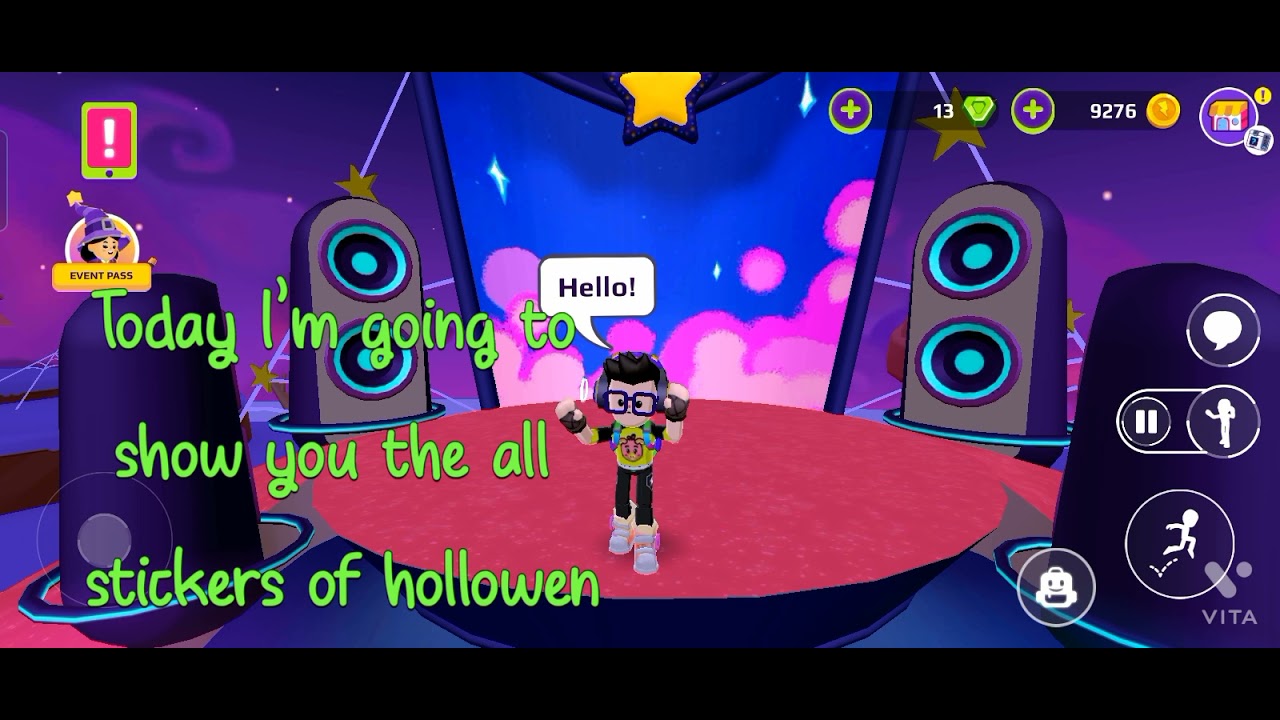 FULL Unlock stickers in pk xd Hollowen🎃|PKXD JCM - YouTube