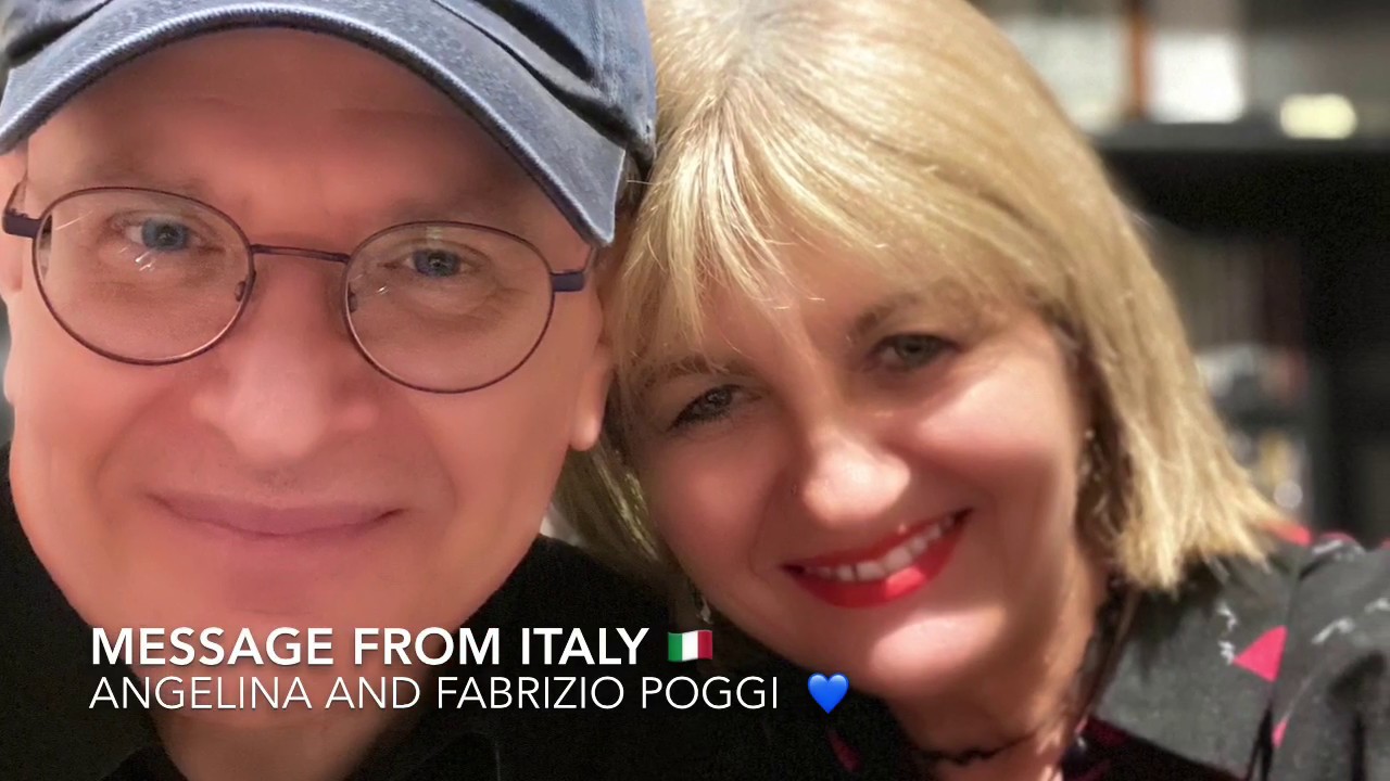 Angelina and Fabrizio Poggi: message in a bottle from Italy We shall ...