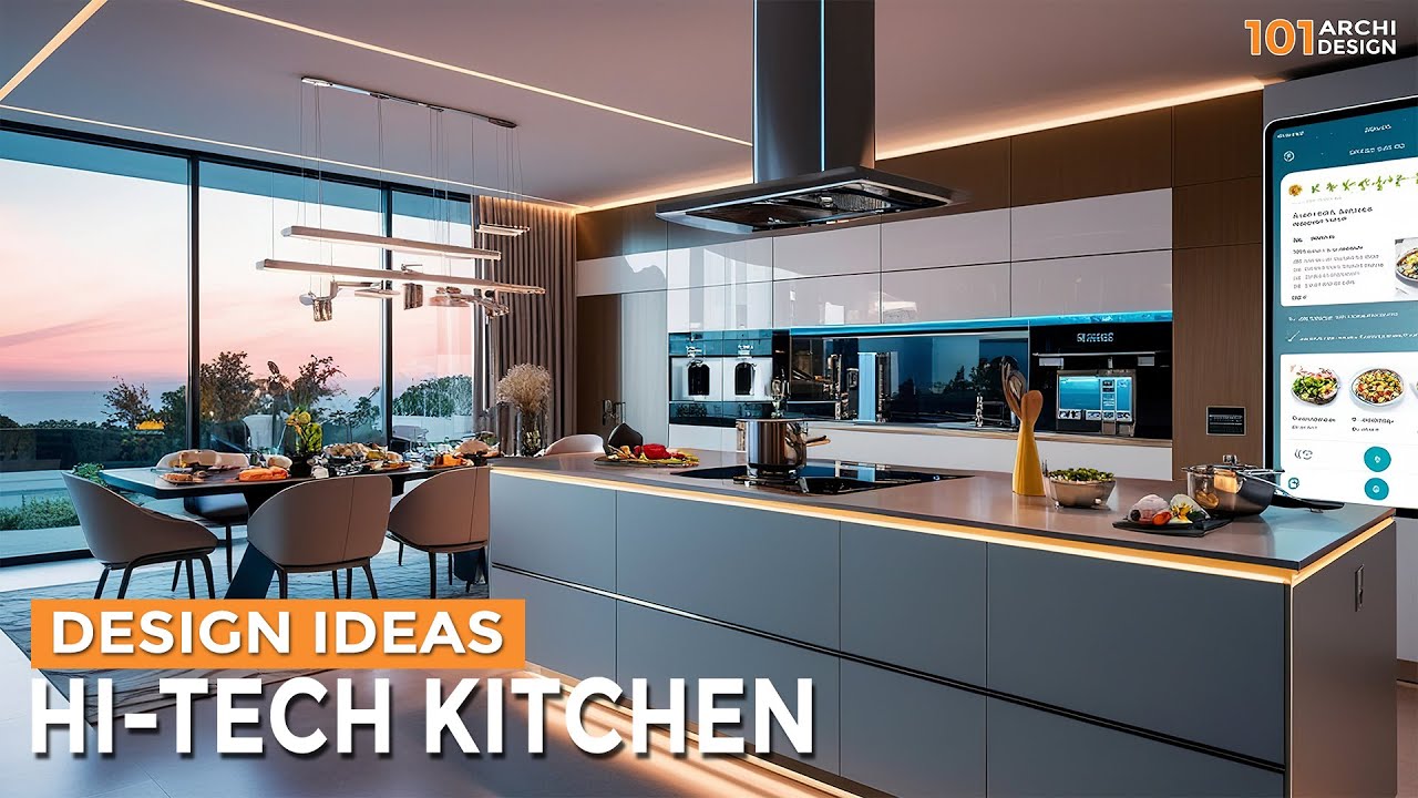 Futuristic Elegance: Hi-Tech Kitchen Interior Design Ideas for Modern ...