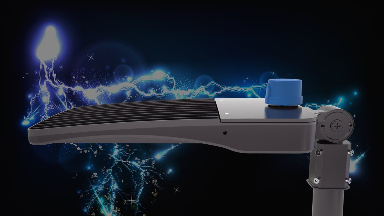 Hyperlite led ARES lights | Led parking lot light with phototcell | led ...