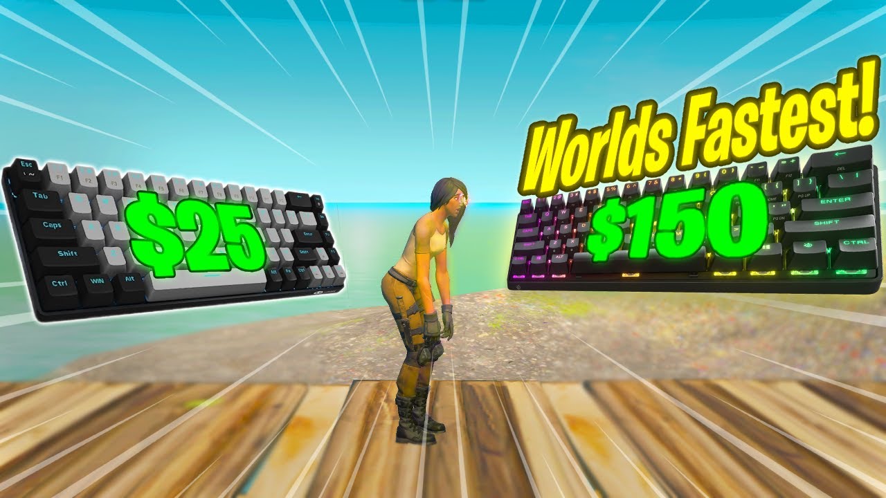 $25 Keyboard VS The Worlds Fastest $150 Keyboard - YouTube