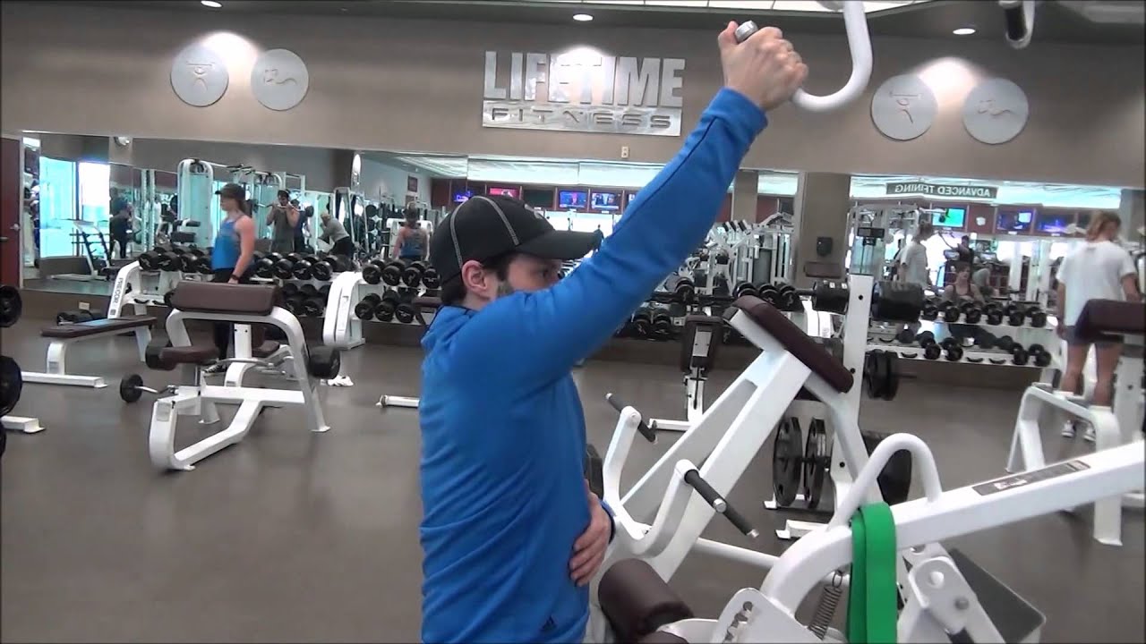 Plate Loaded Lat Pulldowns, Single Arm, Neutral Grip Nautilus - YouTube