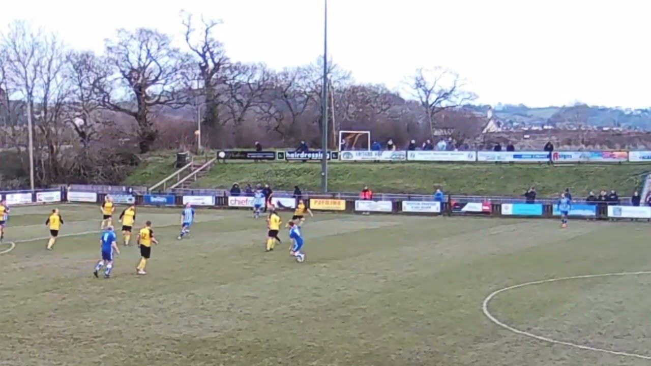Oliver Babington goal for Clevedon Town AFC Vs Buckland AFC 22012022 ...