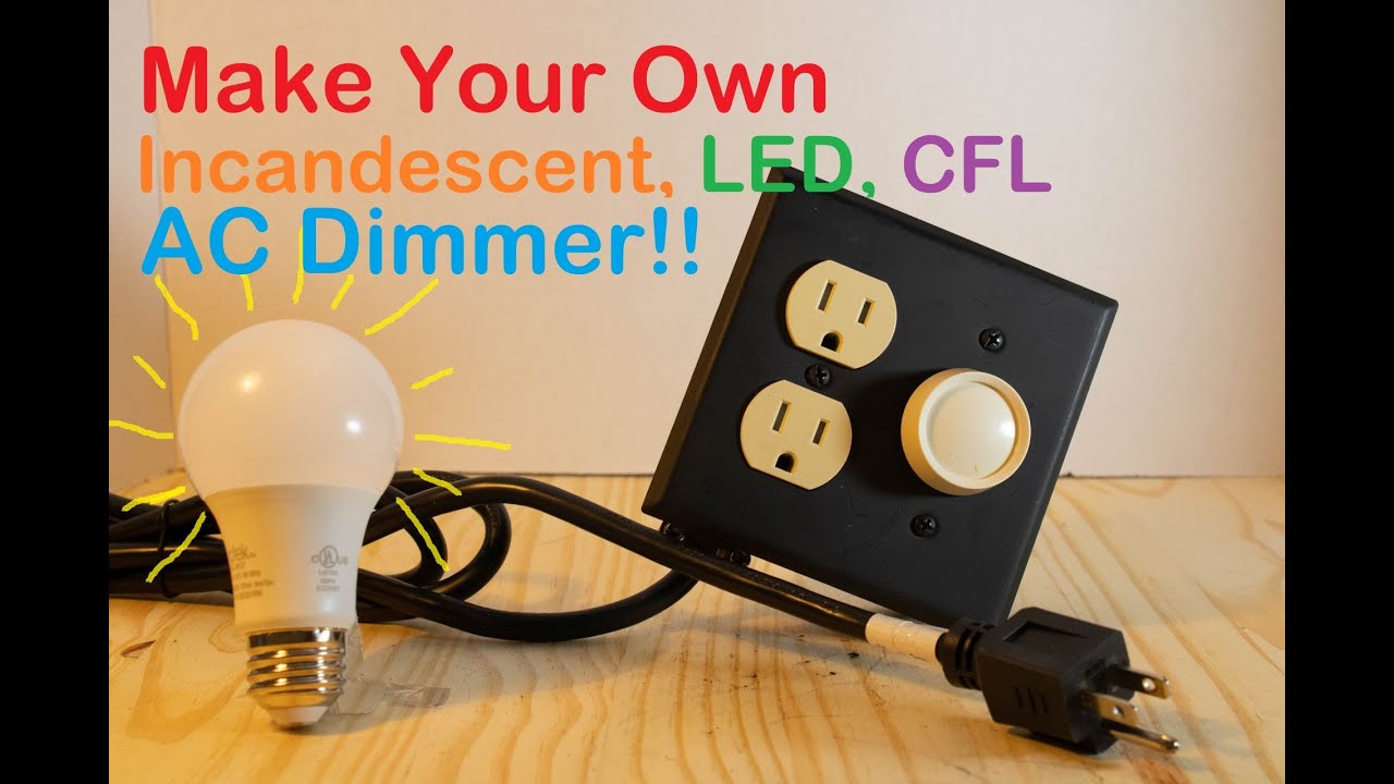 Make an AC Light Dimmer - YouTube