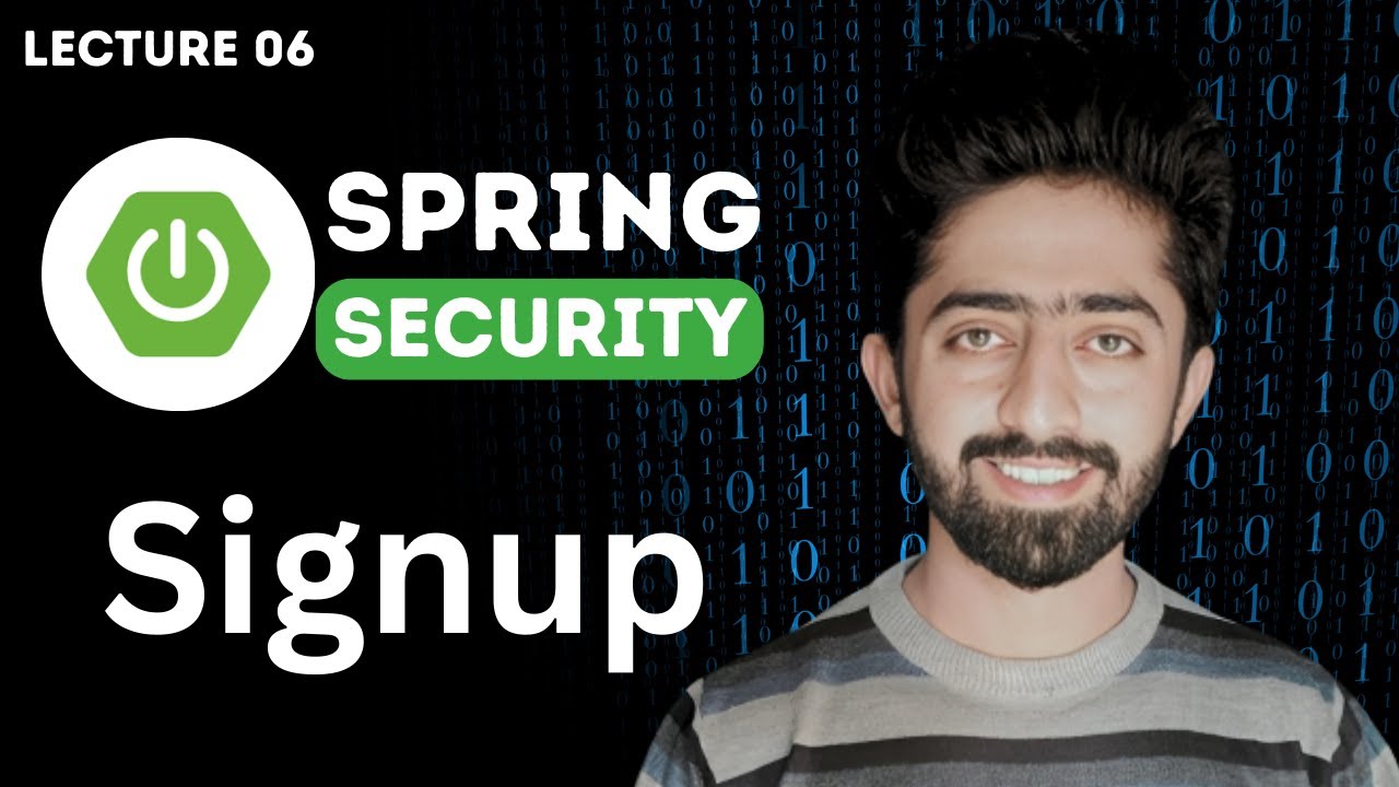Spring Security User Signup API with MySQL | Spring Boot Authentication ...