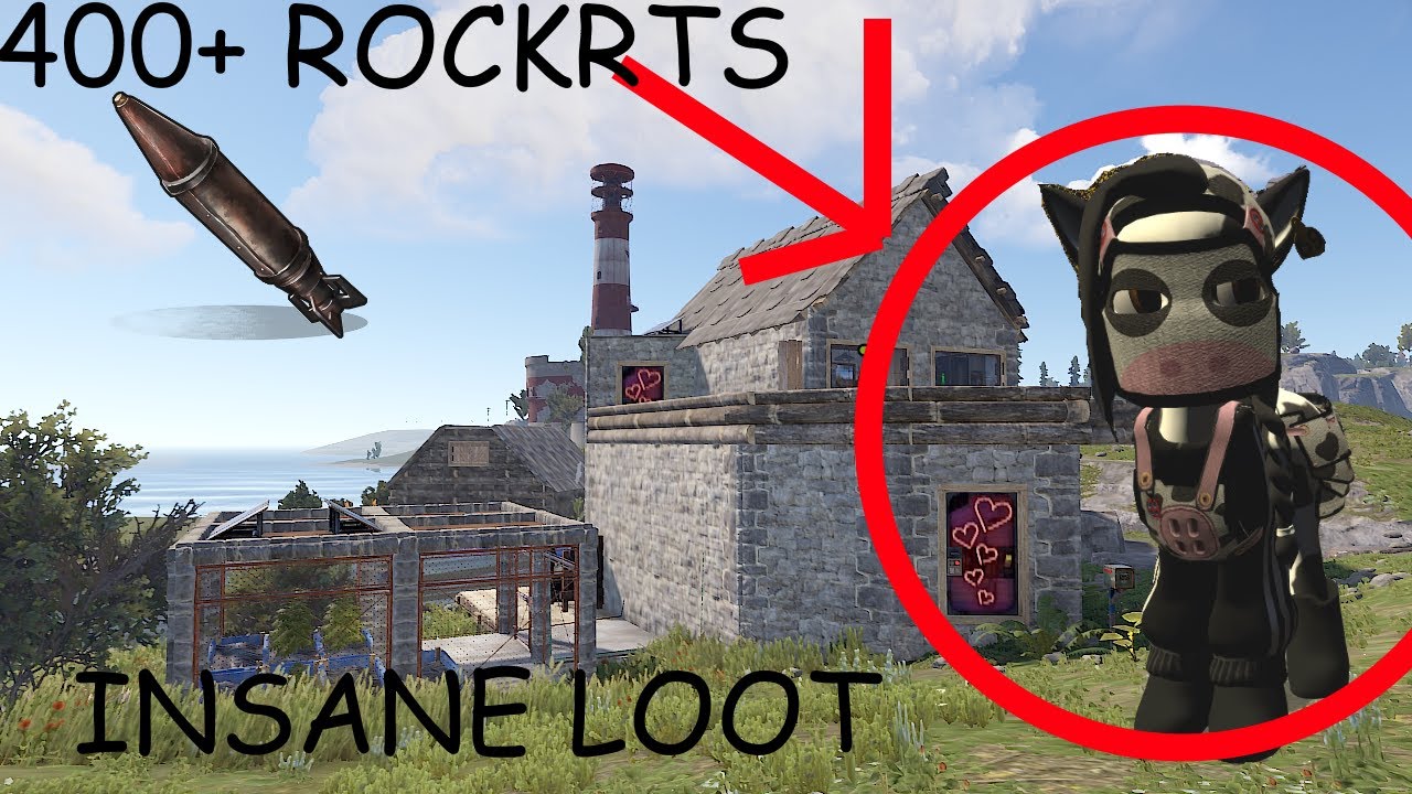 Epic Rust Fishing base 900000+ Rockets Build Tutorial - YouTube