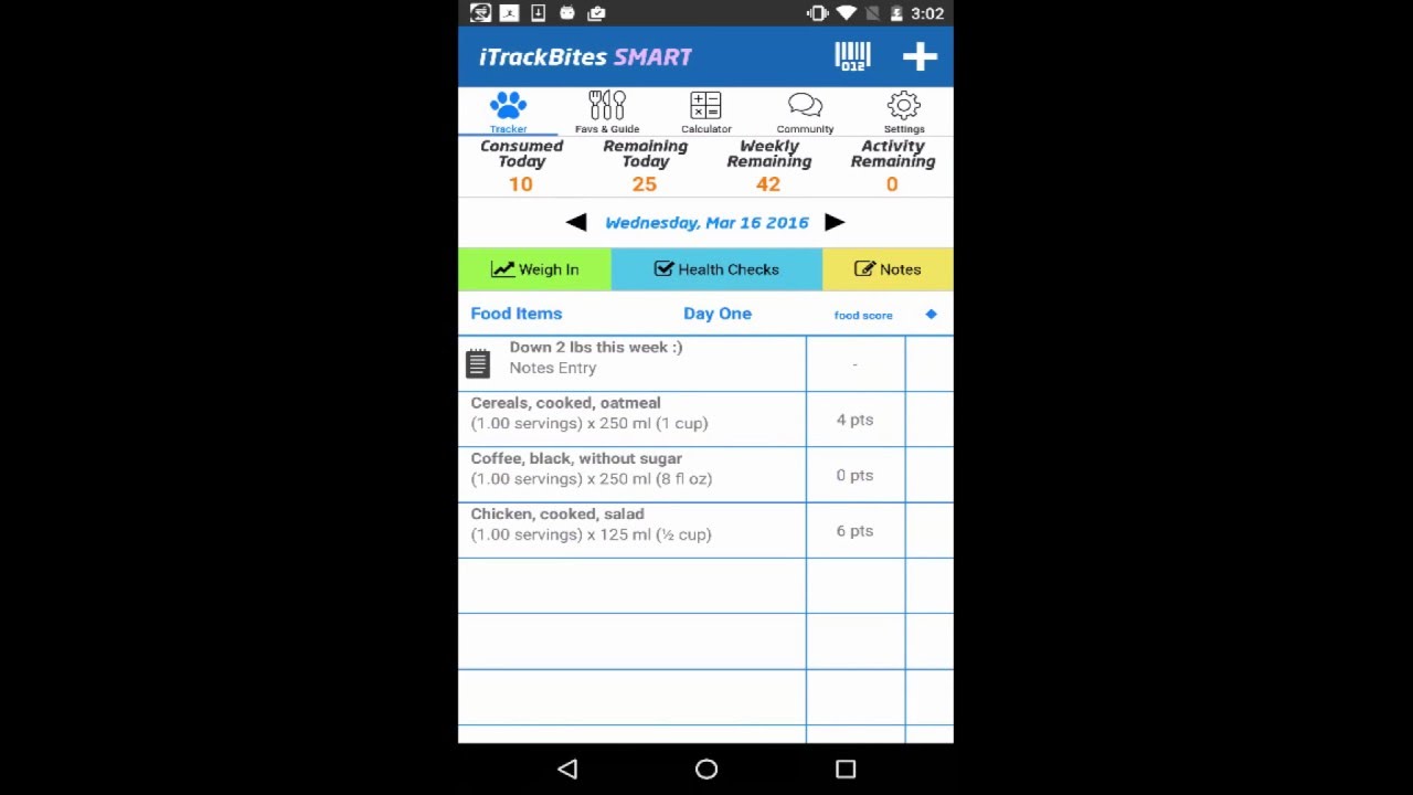 iTrackBites Android App Preview - YouTube