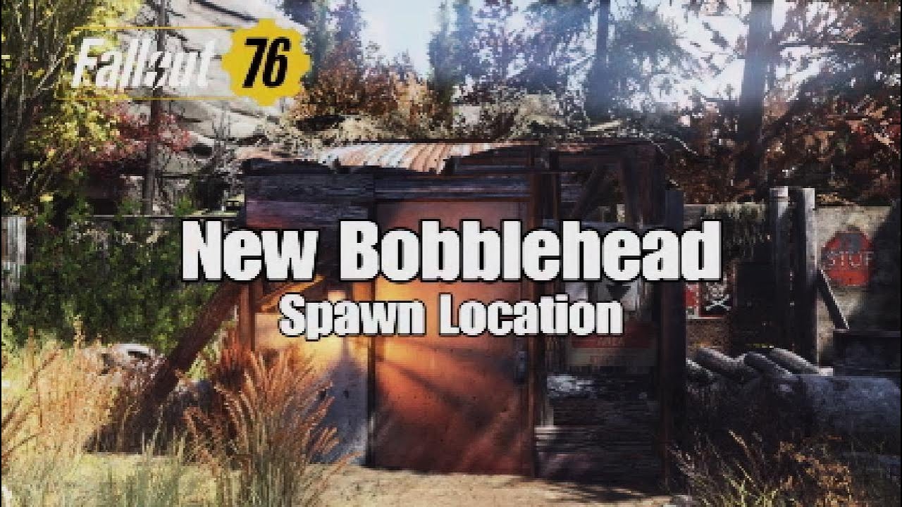 Fallout 76 NEW Bobblehead Spawn [Luck] - YouTube