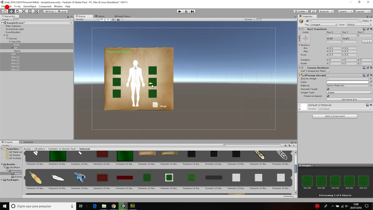 FANTASTIC UI STARTER PACK - Setup part 01 - YouTube