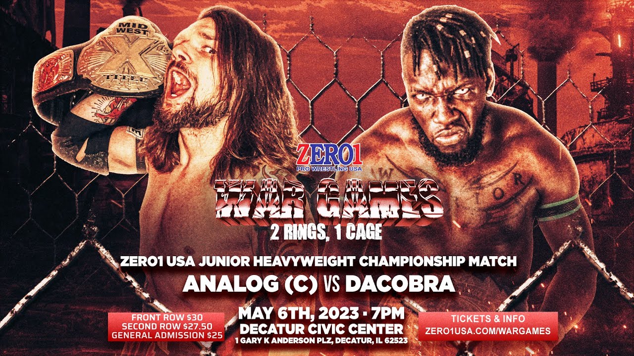 FREE MATCH | Victor Analog (c) v. DaCobra (5/6/2023) | Zero1 USA Jr ...