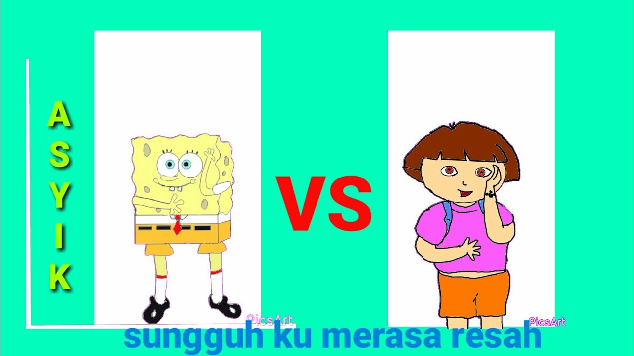 Duel tik tok .SpongeBob vs Dora - YouTube