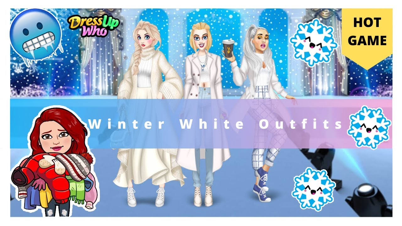Hot Fashion Game - Winter White Outfits - DressUpWho Game - YouTube