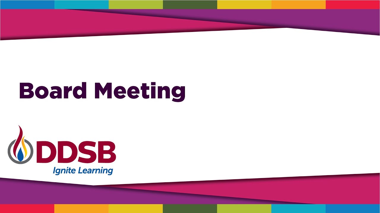 DDSB Board Meeting - October 21, 2024 - YouTube