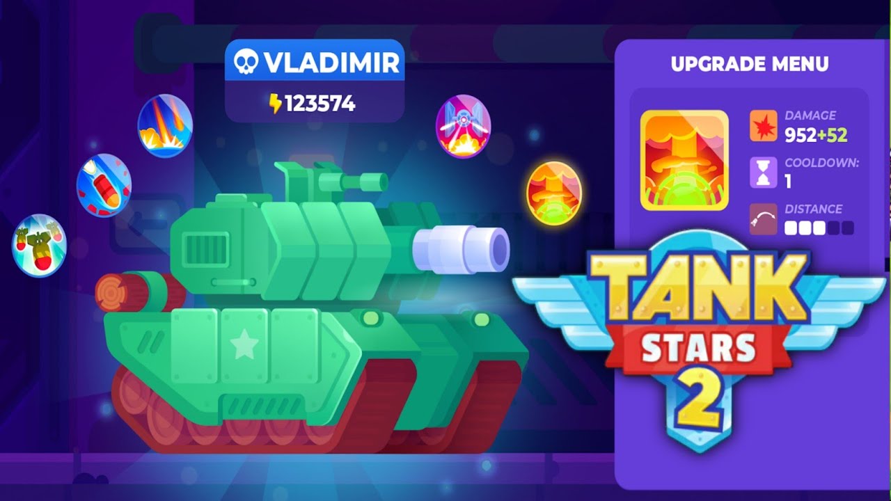 Tank Stars 2 - Walkthrough Upcrade VLADIMIR Tank Part 1 - YouTube
