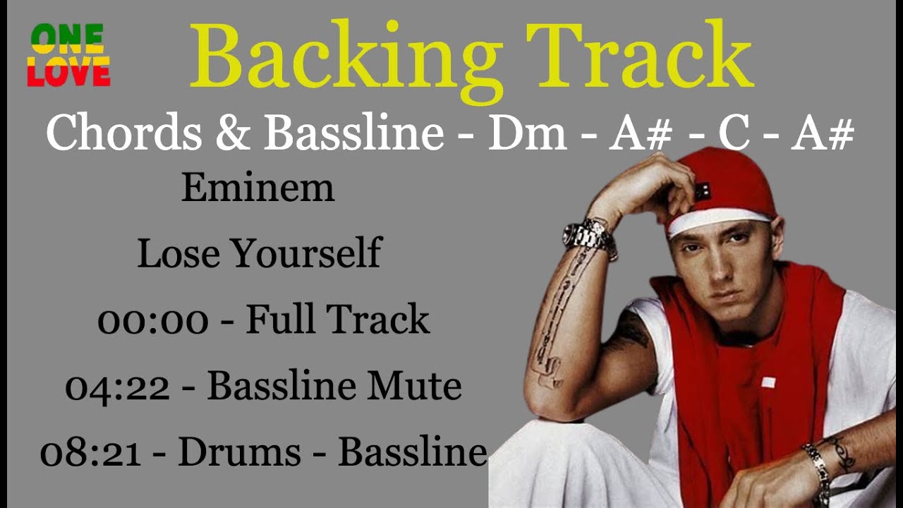 How to Play - Eminem - Lose Yourself|Backing Track For Practicing ...