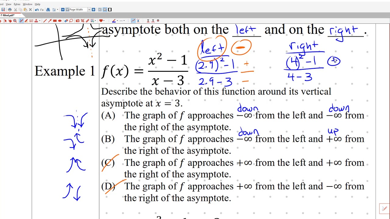 Algebra 2 notes 10-7 Vertical Asymptotes - YouTube