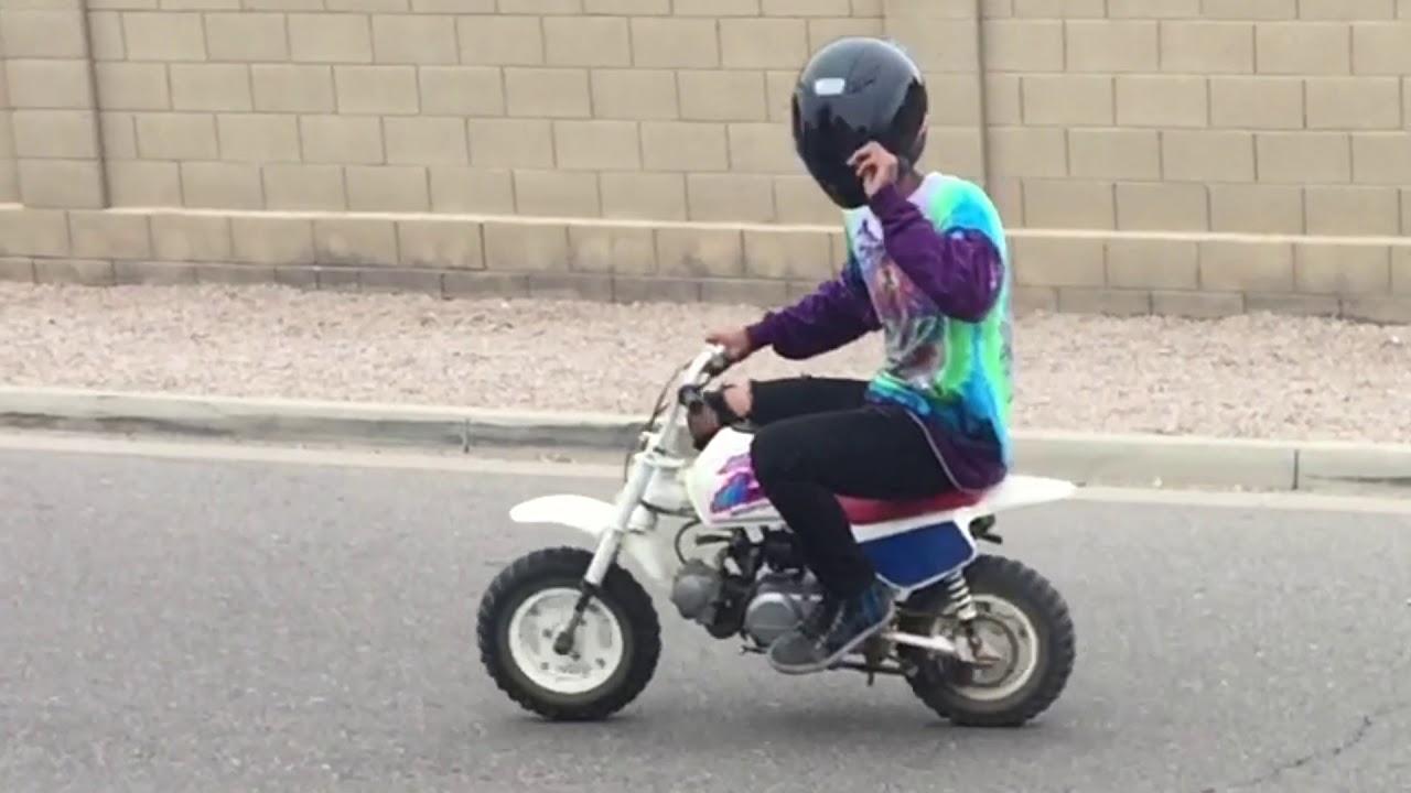Z50 Wheelie Stunting (GOON RIDING) - YouTube