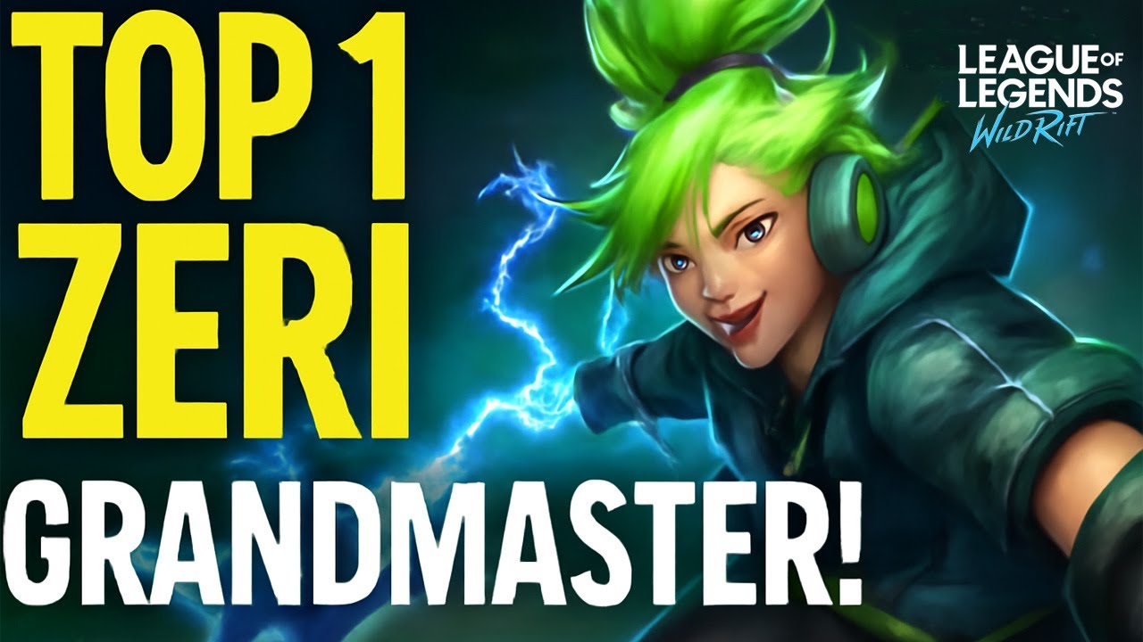 TOP 1 ZERI Gameplay in Wild Rift | Best Zeri Build & Runes Guide ...