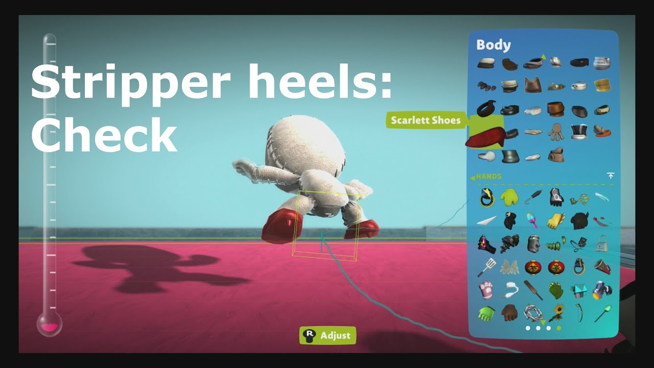 Sackboy twerks : Playing around with the Animation tweaker. - YouTube