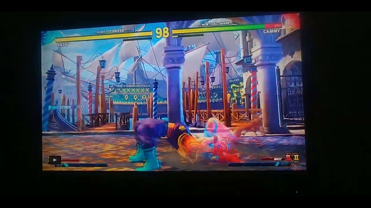 Streetfighter 5 Champion Edition Nash Throw on Cammy Alpha Outfit Ryona ...