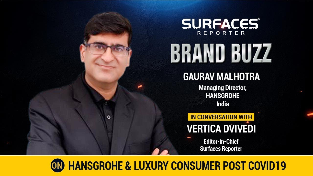 WATCH! MR GAURAV MALHOTRA, MD, HANSGROHE ON HANSGROHE & LUXURY CONSUMER ...