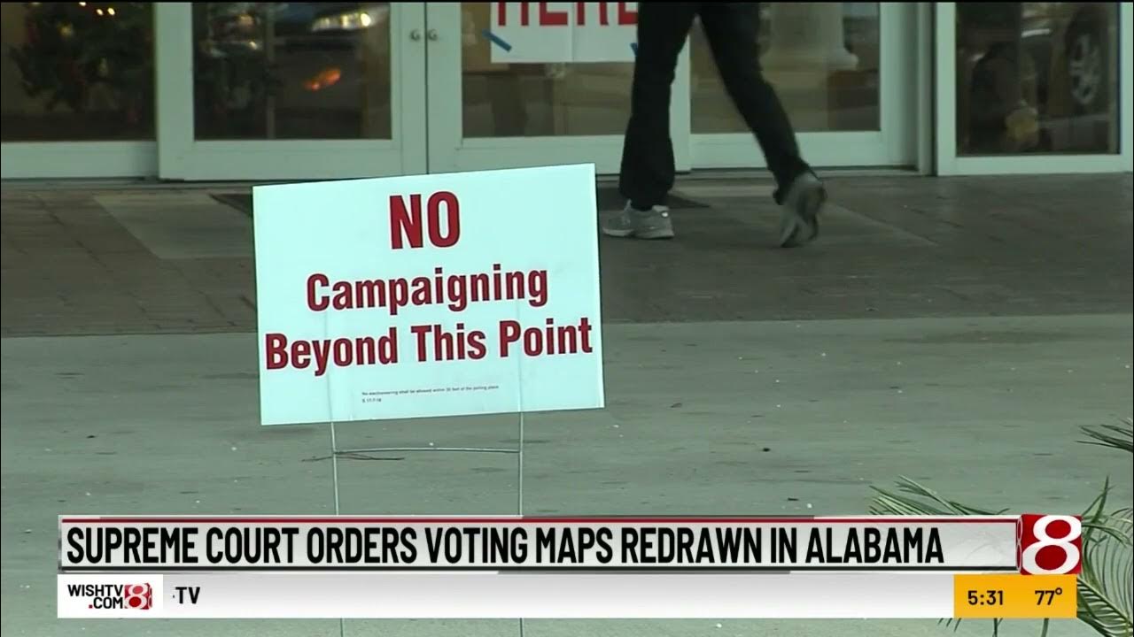 Supreme court orders voting maps redrawn in Alabama - YouTube