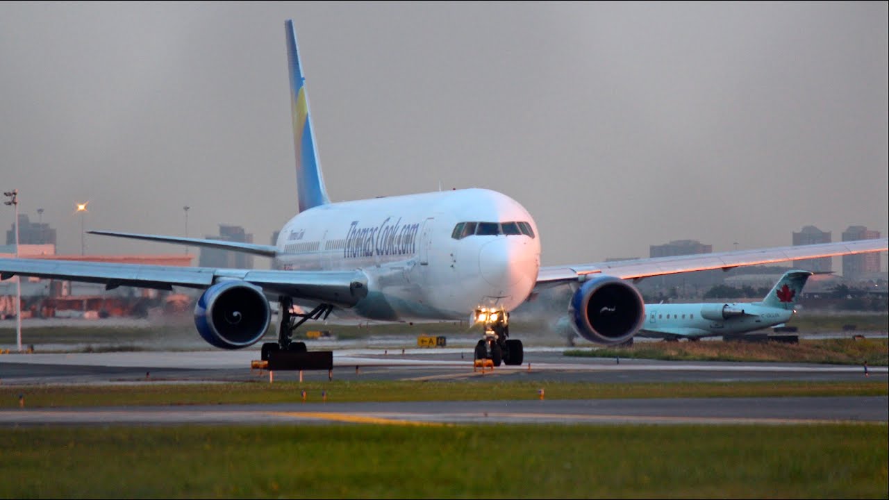 Condor Boeing 767-300ER Sunset Departure from Toronto Pearson | Thomas ...