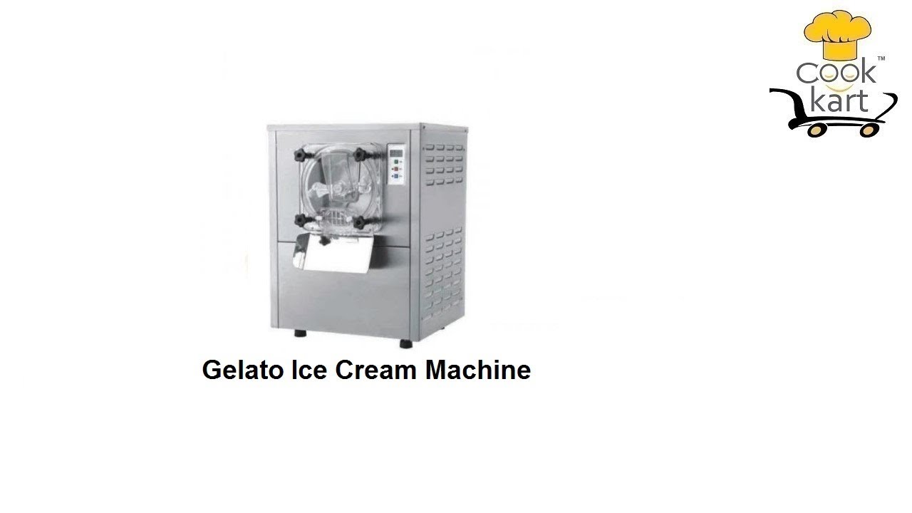 gelato Ice Cream Machine - YouTube