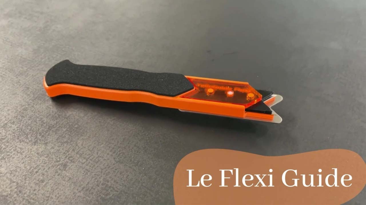 Flexi Guide - cutter spécial bordure - YouTube