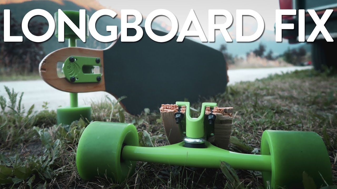 HOW TO FIX YOUR BROKEN LONGBOARD - YouTube