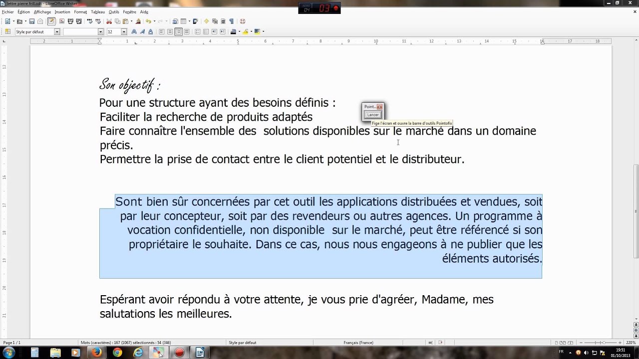 les bases de l'ordinateur - Le clavier et le traitement de texte sous ...