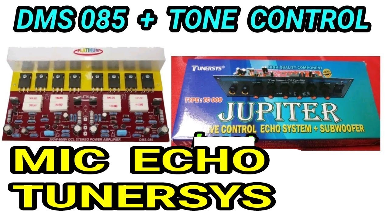 DMS 085 Plus tone control hybrid Tunersyss buat Karaokean - YouTube
