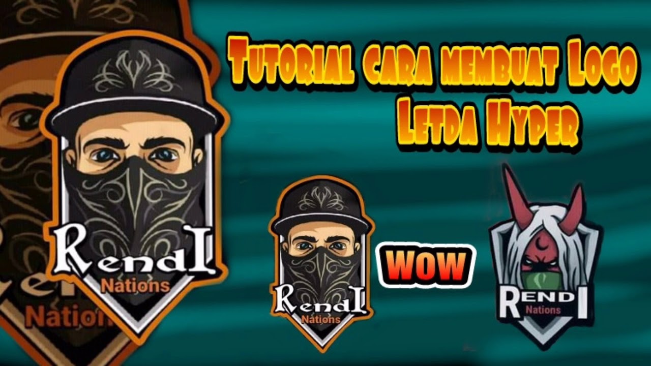 Tutorial Cara Membuat Logo Letda Hyper ||Dengan Apk Yang ada|Wow - YouTube