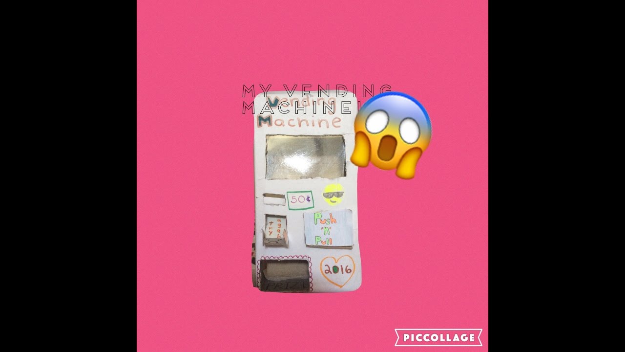 My Homemade Vending Machine! - YouTube