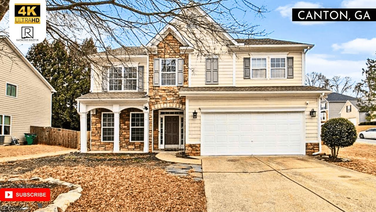 MUST SEE Nice Home For Sale in Canton GA Real Estate - YouTube