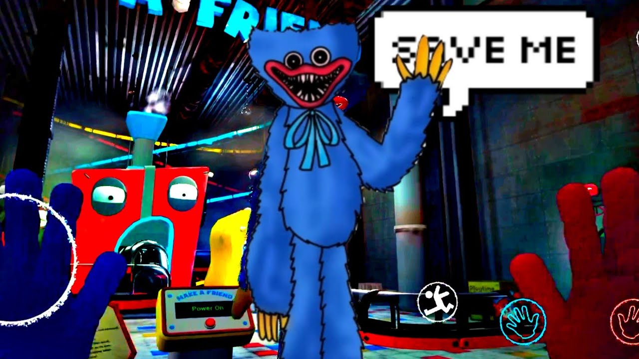 horror toy factory 😱 poppy playtime chapter 1 // huggy wuggy is monster ...