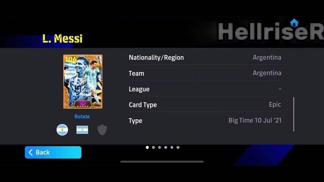 Upcoming Big time Card For efootball mobile new update copa America and ...