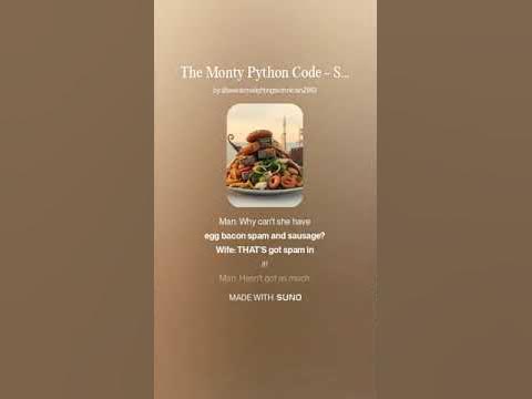The Monty Python Code - Spammy Spam Spammers - YouTube
