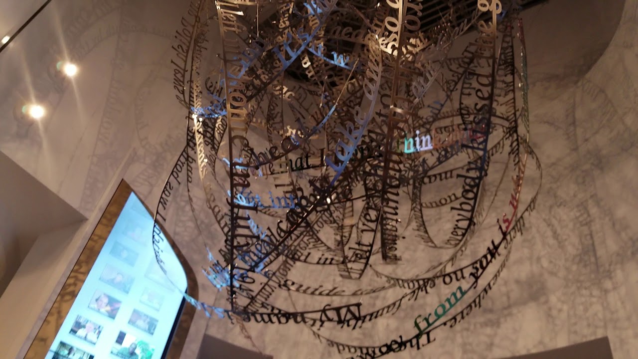 Nicola Anthony stainless steel text art done by General Brite Plating ...