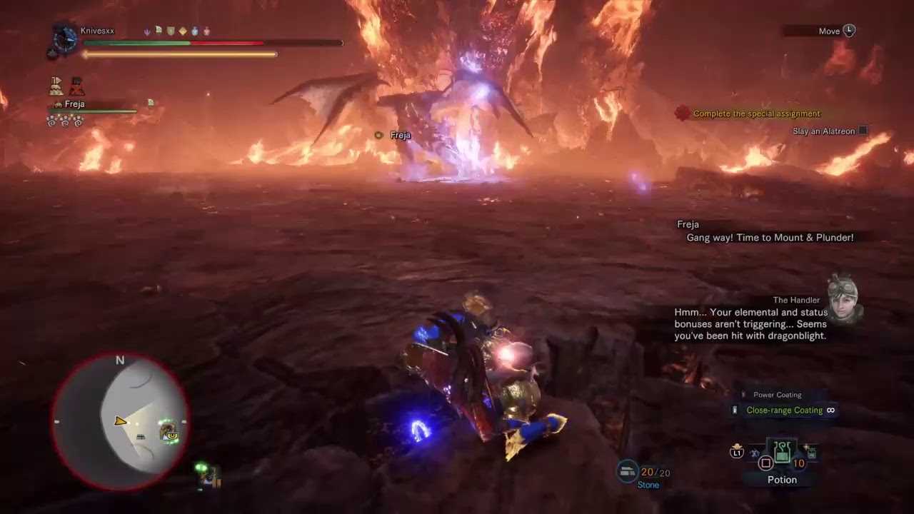 Alatreon first encounter - YouTube