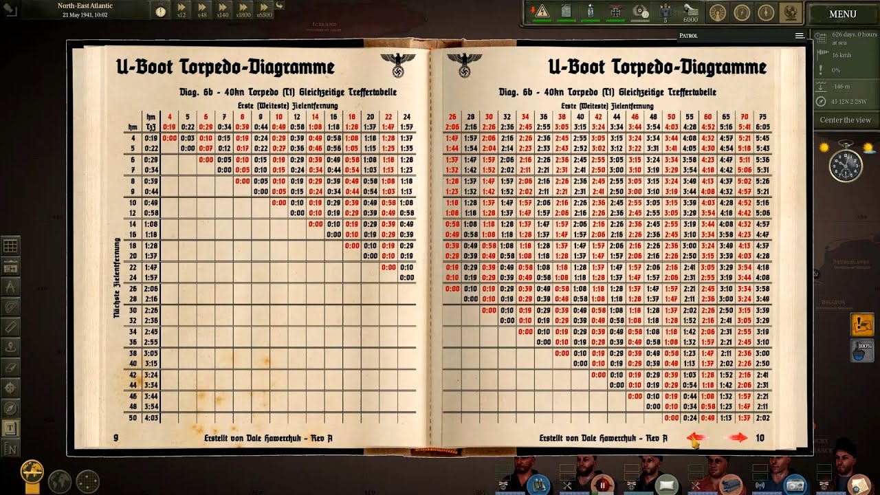 Uboat - Interception + Torpedo Hit Time Charts Mod - Dev Progress - 3 ...